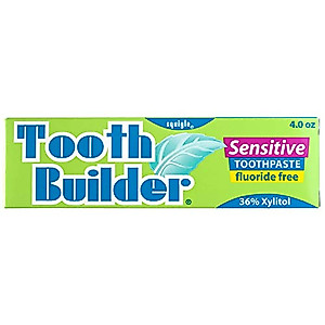 Squigle Tooth Builder SLS Free Toothpaste (Stops Tooth Sensitivity) Prevents Canker Sores, Cavities, Perioral Dermatitis, Bad Breath, Chapped Lips, 4 oz - 1 Pack
