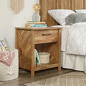 Sauder Cannery Bridge Dresser, Sindoori Mango Finish & Cannery Bridge Nightstand, Sindoori Mango Finish