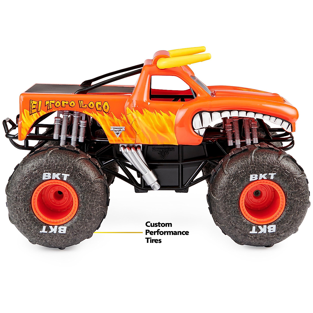 Monster Jam, Official El Toro Loco, Remote Control Monster Truck, Walmart Exclusive, Authentic Sounds, 1:10 Scale