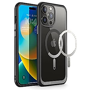 SUPCASE Unicorn Beetle Mag Series Case for iPhone 14 Pro Max 2022 (6.7 Inches) Slim Mobile Phone Case Clear Case Premium Protective Back Cover Compatible with MagSafe (Black)