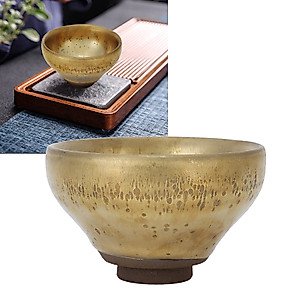 Teacups Chinese Tea Cups, Jianzhan Tenmoku Tea Coffee Cup Bowl Tenmokus Tea Cup Kongfu Tea Cup Ceramic Teacup Japanese Tea Cups Handmade Tea Mug Drinkware Art Crafts For Home Collection