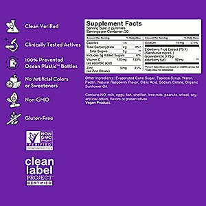 HUM Boost Sweet Boost - Immune Support Gummies with Vitamin C, Zinc & Elderberry - Elderberry Gummies for Immune System Support & General Wellness (60 Vegan Gummies)