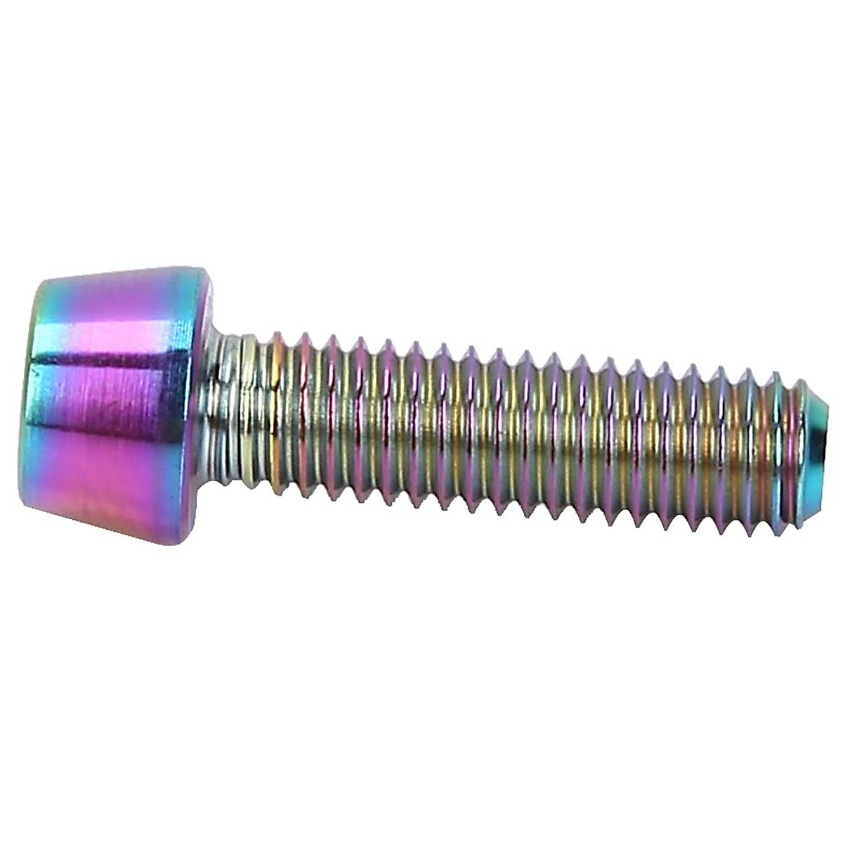 4pcs Bicycle Titanium Alloy Tapered Bolts,M5*18mm Bike Brake Screws Bolts, Mountain Bike Stem Fixed Screws, M5*18mm Bike Brake Screws Bolts, 4pcs Bicycle TitaBike Brake Screws Brake Lever Screws