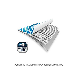 INTEX 26701EH Prism Frame Premium Above Ground Swimming Pool Set: 10ft x 30in – Includes 330 GPH Cartridge Filter Pump SuperTough Puncture Resistant Rust 1185 Gallon Capacity, Gray