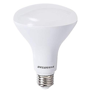LEDVANCE 40028, Mediun, Daylight Sylvania LED BR30 Light Bulb, 65W Equivalent, Medium Base, Dimmable, 7.5W, 675 Lumen, Color 5000K, 1 Pack