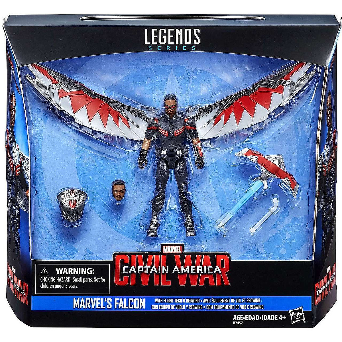 Marvel Legends Series Falcon with Flight Tech and Redwing, 3.75-Inch