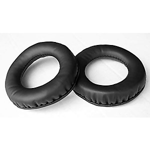 Replacement Ear Pads Compatible with Samson Technologies SR850 SR950 Over-The-Head Headphones (Leatherette)