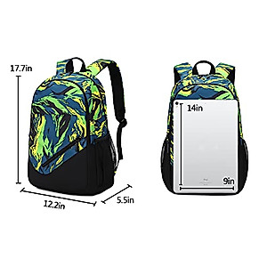 Sunborls Leisure Backpack Can carry 14inche Computer Lightweight Boy School Backpack