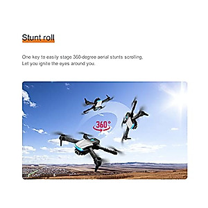 S85 Pro Rc Mini Drone, 4k Profesional HD Dual Camera Fpv Drones with Three-Sided Infrared Obstacle Avoidance Rc Helicopter Quadcopter, Headless Mode and One Key Start and Track