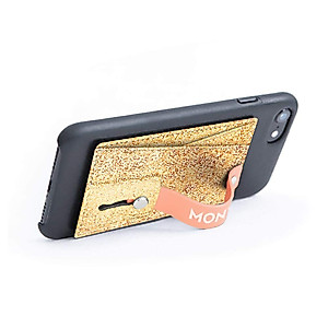 MONET RFID Blocking Phone Grip Wallet & Kickstand for Men & Women, Card Holder for Phone Case