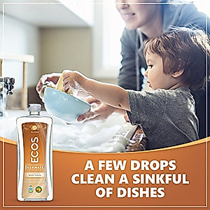 Earth Friendly Products Dishmate, Dishwashing Liquid, Natural Almond, 25 Ounce (Pack of 3)