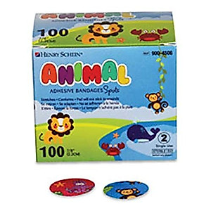 Bandage Spot Plastic 7/8" Flexible Animal Lf - Pack of 100