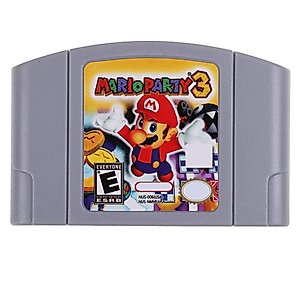 Reproduction Game Card Cartridge Mario Party 3 N64 for Nlntend0 Retro Console US Version