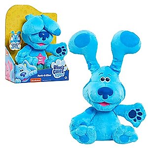 Blue’s Clues & You! Peek-A-Blue, Interactive Barking Peek-A-Boo Stuffed Animal, Dog