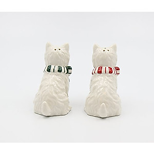 Cosmos Gifts 56579 Western Terrier Westies With Scarf Salt and Pepper Shakers