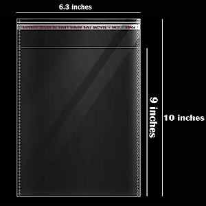6” x 9” Resealable Cellophane Bags 500 pcs, Self Sealing Clear Bags for Packaging Products Self-adhesive Cello Bags for Jewelry, Cards, Photos, Envelopes, Gifts, Bakery, Candies, Candles, and Products, 500 ct in Bulk