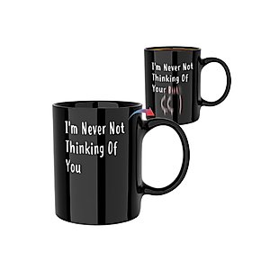 Onebttl Funny Gifts for Girlfriend Wife, Girlfriend Gifts for Her, Birthday Gift for Girlfriend Wife from Boyfriend Husband, 12oz Heat Sensitive Magic Coffee Mug- But