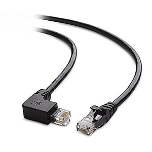 Cable Matters 10Gbps Combo-Pack 90 Degree Cat 6, Cat6 Right Angle Ethernet Cable 5 ft (90 Degree + 270 Degree Right Angle Cat6 Cable)