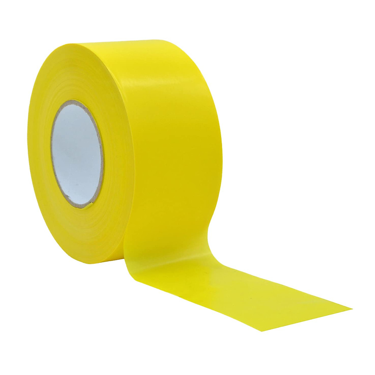 WOD BRC-YNP Barricade Caution Flagging Tape - 3 inch x 1000 feet - High Visibility Bright Yellow for Workplace Safety, Marking Boundaries & Hazardous Areas, Non-Adhesive & Heavy-Duty