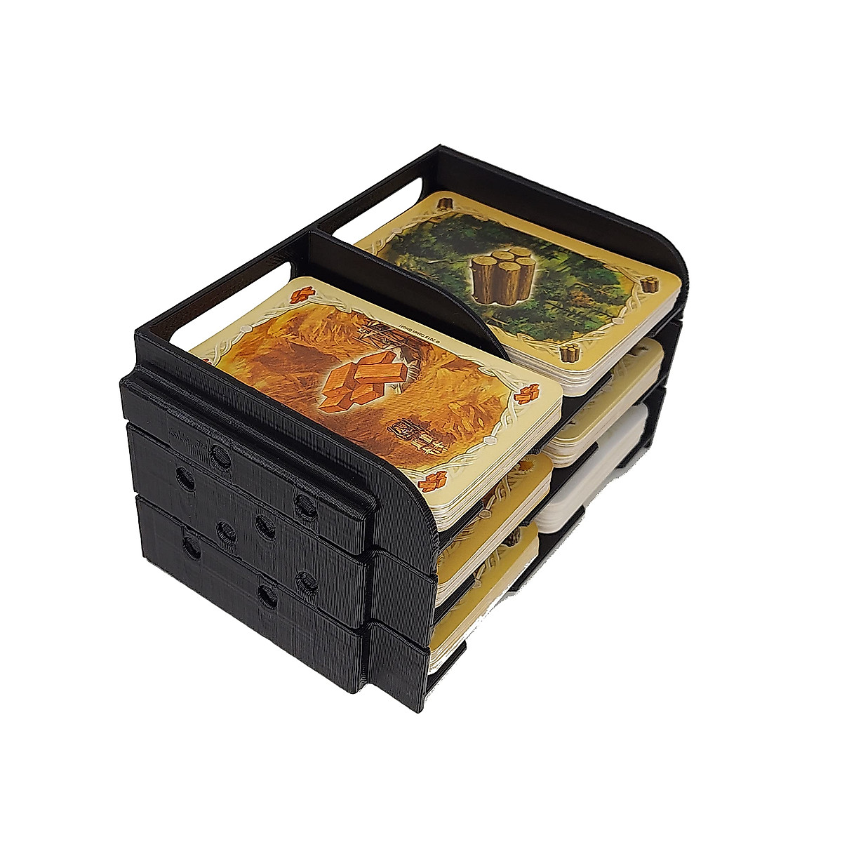 Simit3DPrints Card Tray for Catan Resource Cards - Organizer