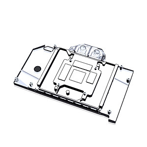 Copper GPU Water Cooling Block GPU Waterblock Graphics Card Water Cooling Block for Zotac GeForce RTX 4080 AMP Extrme AIRO Trinity (5V ARGB RBW Aura Effect LED Lights GPU Block with Backplate)