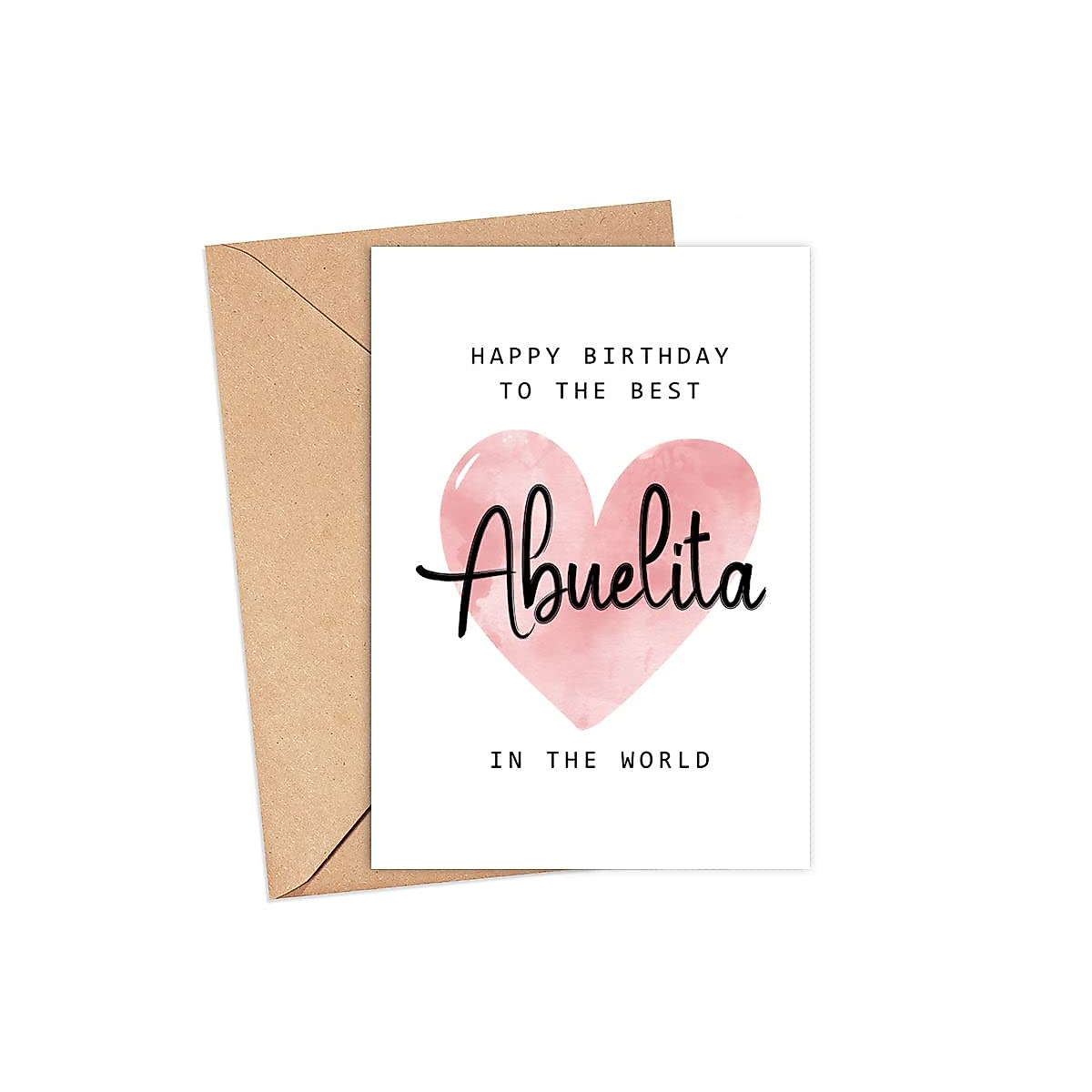 Happy Birthday To The Best Abuelita In The World Card - Abuelita Birthday Card - Abuelita Card - Mother's Day Gift - Happy Birthday Card Happy Birthday Mom