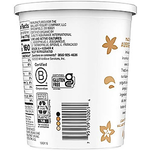 Wallaby Organic Aussie Smooth Whole Milk Regular Yogurt, Vanilla, USDA Organic, 32 oz.