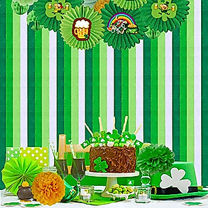 Green Crepe Paper Streamers 8 Rolls, Party Streamers for Birthday Wedding Baby Bridal Shower Decorations Halloween Christmas Craft Supplies (1.8 Inch x 82 Ft/Roll，656ft)