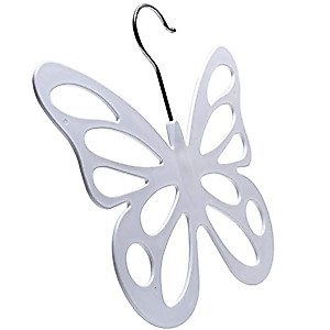 TOPBATHY Scarf Hanger Butterfly Shaped Hanger Holder Closet Organizer for Tie Scarf Blet Muffler (Random Color)