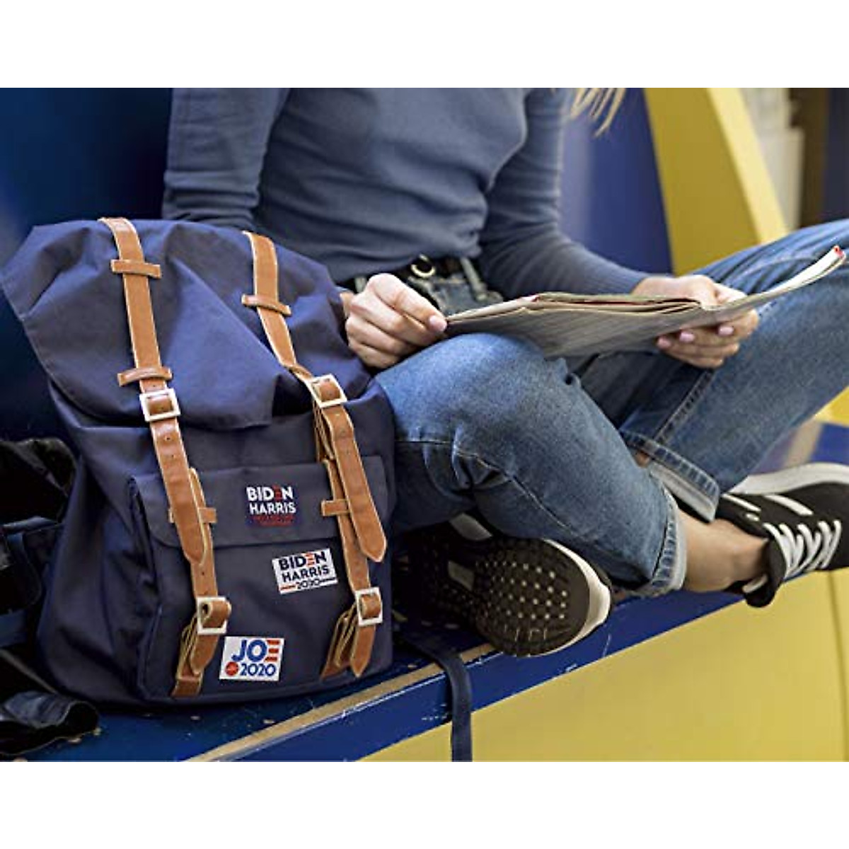 Biden Harris 2020 500 Pcs Role Stickers - 8 Patterns Biden Harris Sticker - Joe Biden Sticker -Kamala Harris Sticker for car Stickers, Bumper Stickers, Bags, Windows- No Malarkey