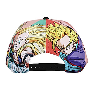 Dragon Ball Z Majin Buu & Goku Sublimation Panel Baseball Cap Multicolored