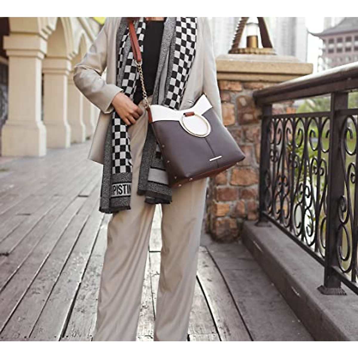 MKF Collection Kylie Top Handle Satchel by Mia K. Farrow