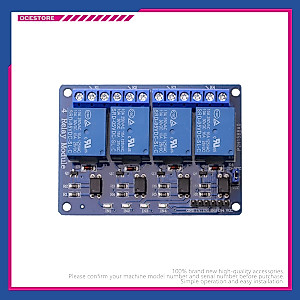 DC Relay Module 4 Channel 5V with Optocoupler Compatible with R3 1280 STM32 Pi