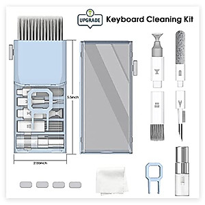 Electronic Cleaner Kit, Laptop Cleaning Kit, Keyboard Cleaner, 3 in 1 Earbud Cleaner Pen, Lens Pen for DSLR Camera Clean, Computer Screens Cleaning/Airpods Cleaner Kit/iPad Camera Phone Cleaning Tool