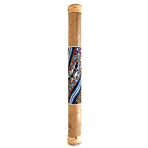 Rainstick Bamboo Rain Stick Musical Percussion Shaker Instrument Hand Painted - Size 16", JIVE BRAND - NOT MADE IN CHINA
