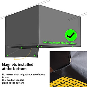 Laklinlin Ceiling Storage Racks Cover,Overhead Garage Storage Rack Cover For Adjustable Garage Storage Rack.(2 Pack)