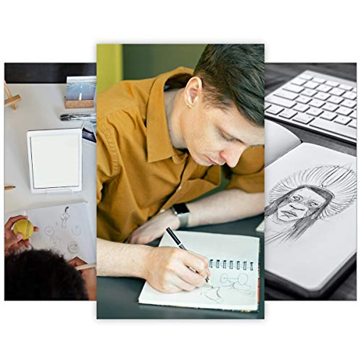 HEALLILY Line Drawing Pen Art Ruling Pen Adjustable Straight Line Pen Drawing Pen for Technical Drawing Cartography Lines Applying Masking Fluid Line Work 3pcs Rolling Ink Pen