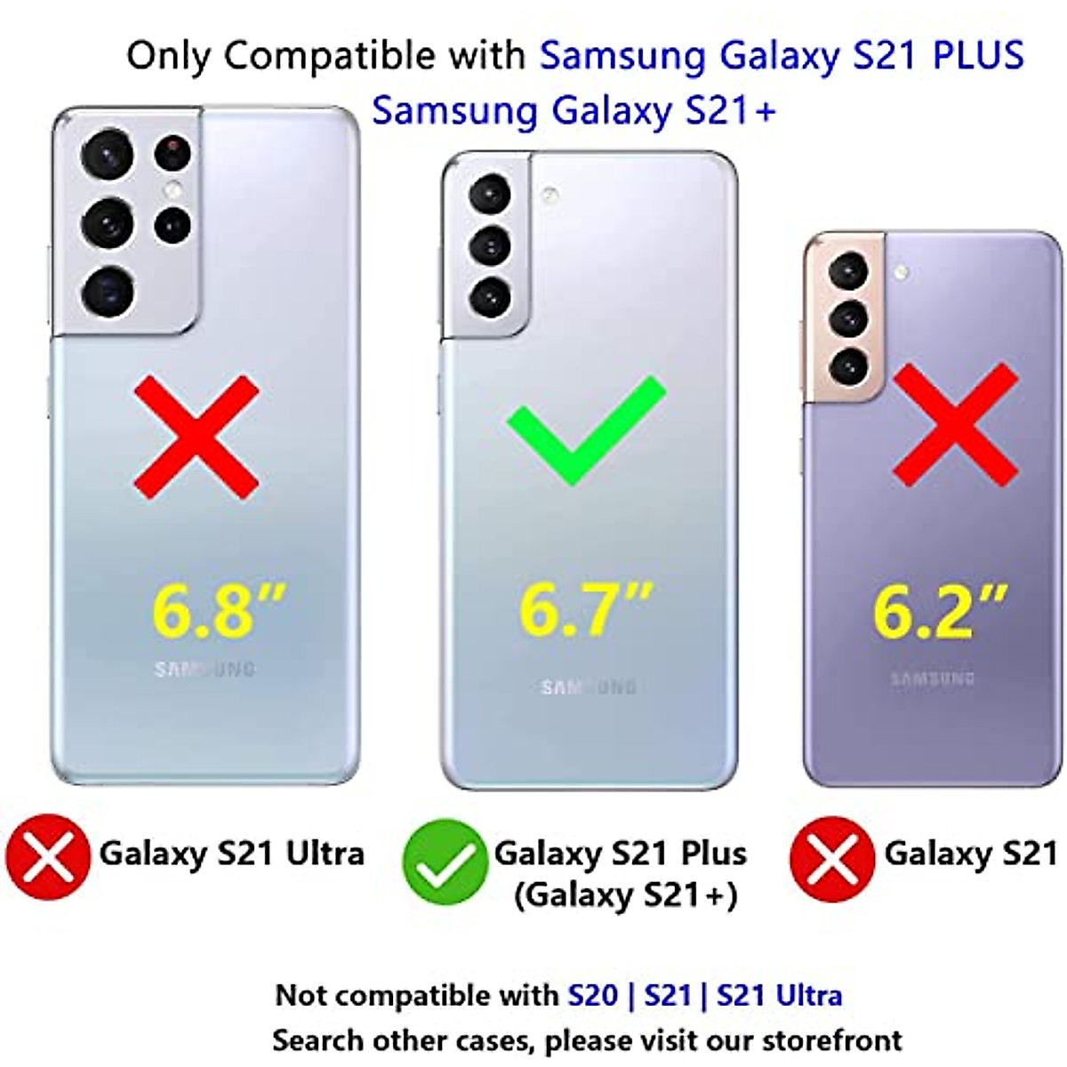 Military Grade Drop Impact for Samsung Galaxy S21 Plus Case Galaxy S21 Plus 5G Case 360 Metal Rotating Ring Kickstand Holder Armor Heavy Duty Shockproof Case for Galaxy S21 Plus Phone Case (Black)