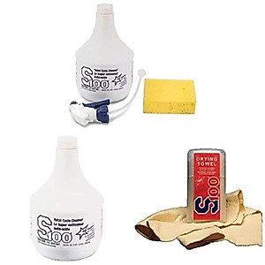 S100 Total Cycle Cleaner 2 Bottle & Drying Towel Bundle
