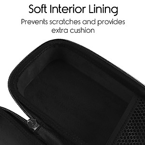 Vive Precision Stethoscope Case for Nurses - Hard Protective Equipment - Travel Holder Nursing School Essential - Fits 3M Littmann Classic III, Lightweight II S.E., Sphygmomanometer