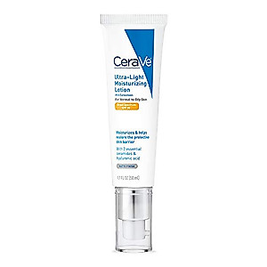 CeraVe Moisturizing Lotion SPF 30| Sunscreen and Face Moisturizer with Hyaluronic Acid & Ceramides | Oil Free | 1.7 Ounce
