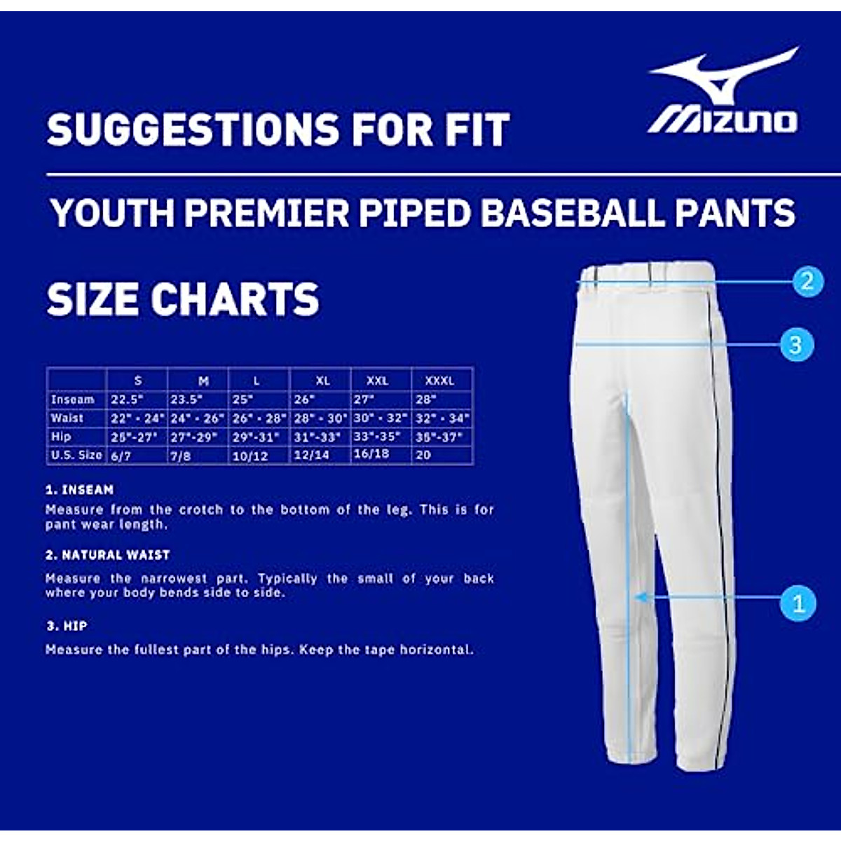 Mizuno Youth Select Pant (Black, X-Large)