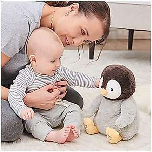 GUND Baby Animated Kissy The Penguin Plush, Singing Stuffed Animal Baby Toy for Ages 0 and Up, Black/White/Grey, 12"