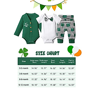 WIQI my first St. Patrick's Day baby boy outfit white short sleeve shirt trousers St. Patrick's Day baby boy clothes