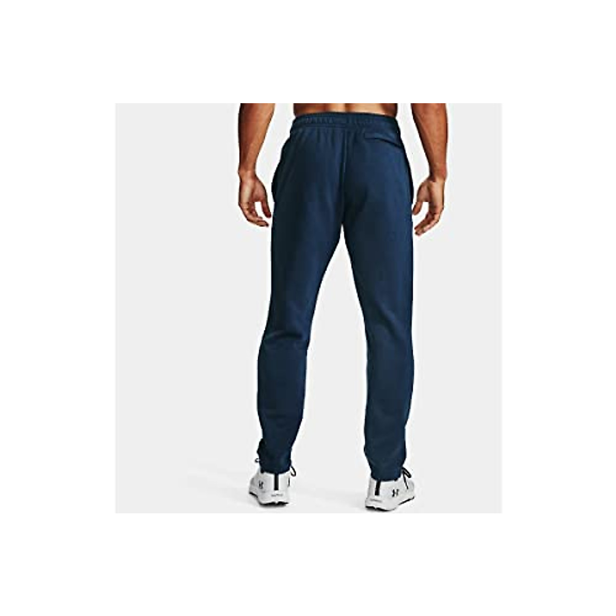 Under Armour Mens Rival Fleece Pants , Academy Blue (408)/Onyx White , X-Large