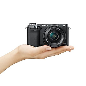 Sony NEX-6L/B Mirrorless Digital Camera with 16-50mm Power Zoom Lens and 3-Inch LED (Black) (OLD MODEL)