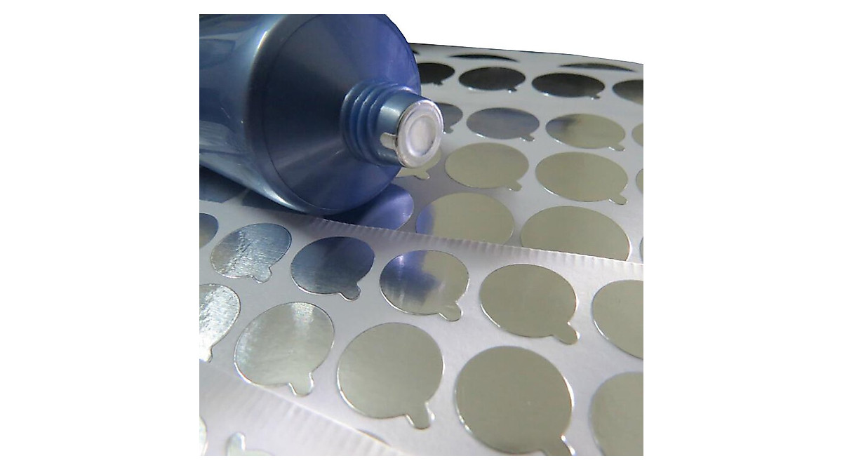 15MM Silver Aluminum Foil Sealing Stickers - Easy Use
