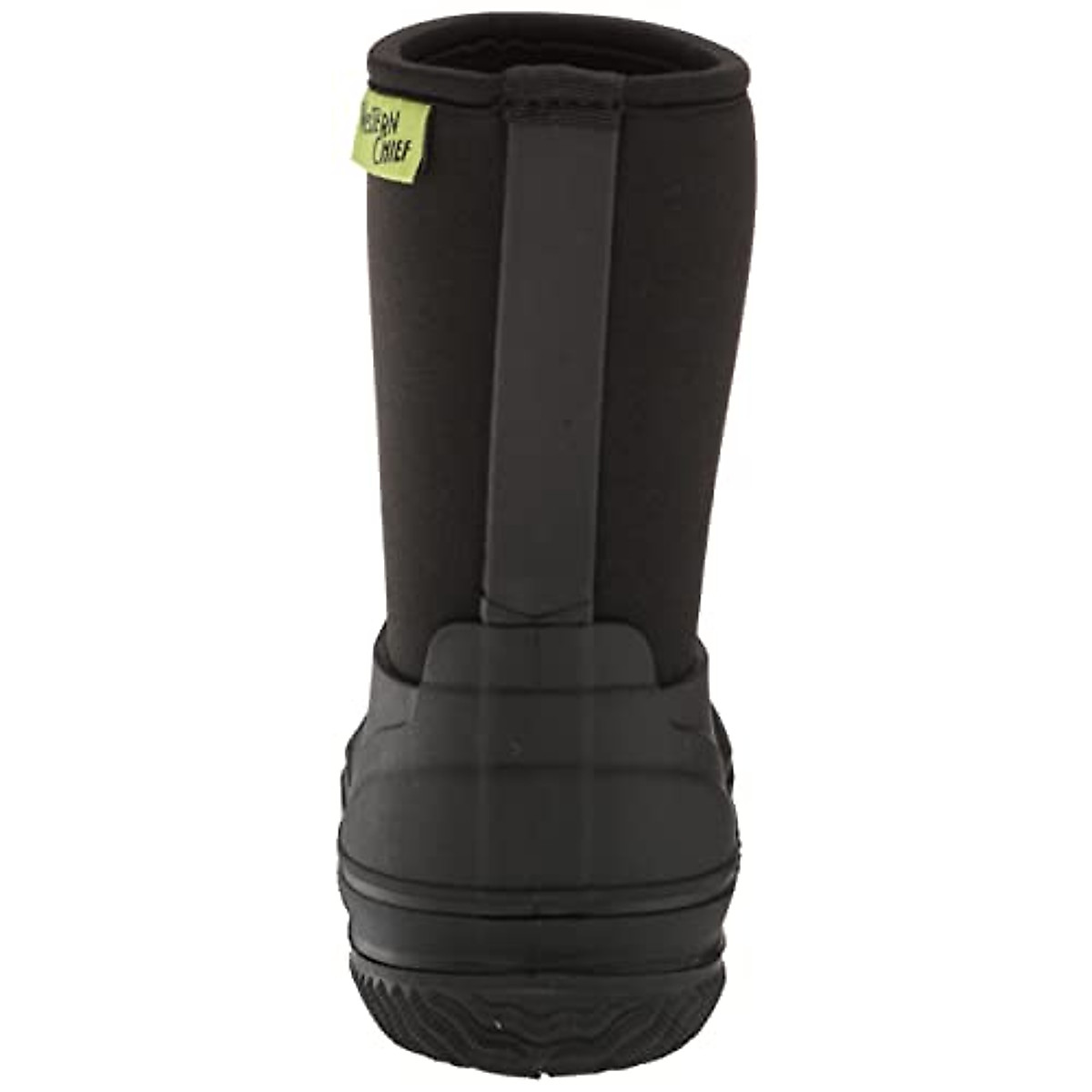 Western Chief Kids Freestyle Neoprene Rain Boot, Black, 2