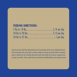 N-Bone Puppy Teething Rings Peanut Butter Flavor Dog Treat, 6 Count Bag, 7.2-oz