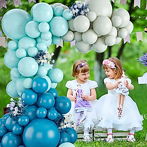 Pink White Party Balloons, Pink White Balloons Garland Arch Kit, 93 Pack 18/12/10/5 Inch Different Sizes Wedding Balloons for Birthday Baby Shower Bridal Festival Anniversary Decorations